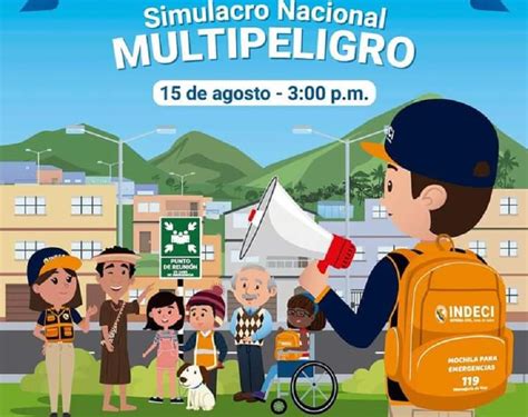 El 15 de agosto será el simulacro multipeligro A qué hora y por qué se