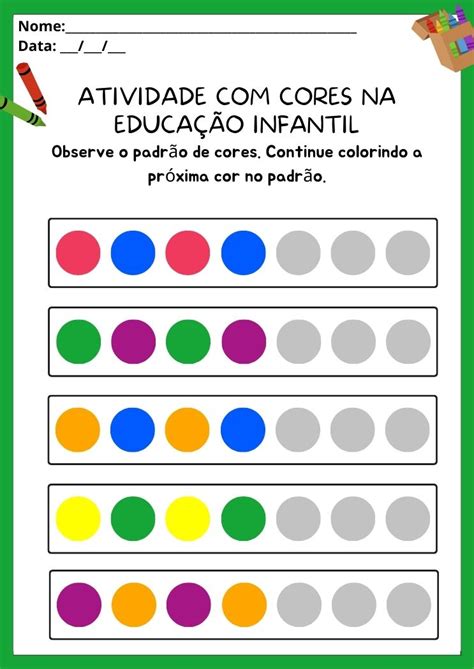Atividades Cores Na Educa O Infantil