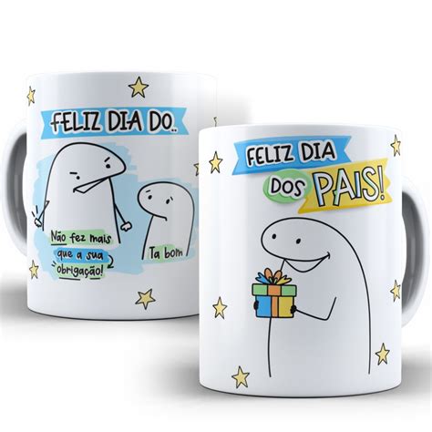 Caneca Flork Dia dos Pais Feliz Dia dos Pais Xícara Flork Elo7