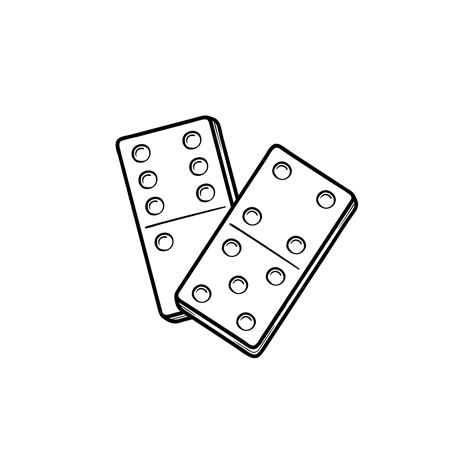 Dibujos De Domino Para Colorear Vsun