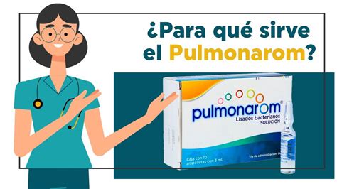 Pulmonarom Ampolletas Para qué sirve YouTube