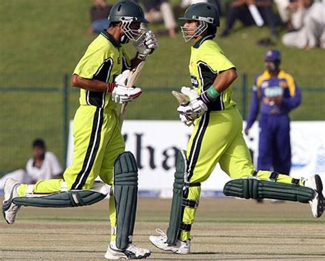 Salman Butt And Yasir Hameed In Their 98 Run Partnership ESPNcricinfo