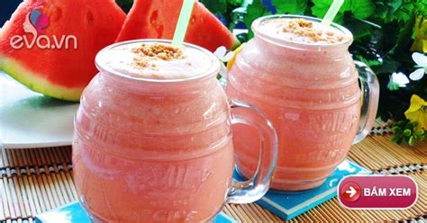 Cách làm sinh tố dưa hấu thơm ngon cực đơn giản tại nhà