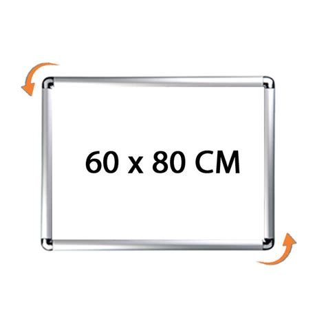 Porte Affiches Visual Displays Double Face Avec 2 Cadres 60x80 Cm Et 2