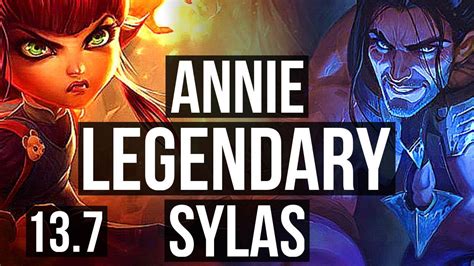 Annie Vs Sylas Mid Rank Annie Legendary M Mastery