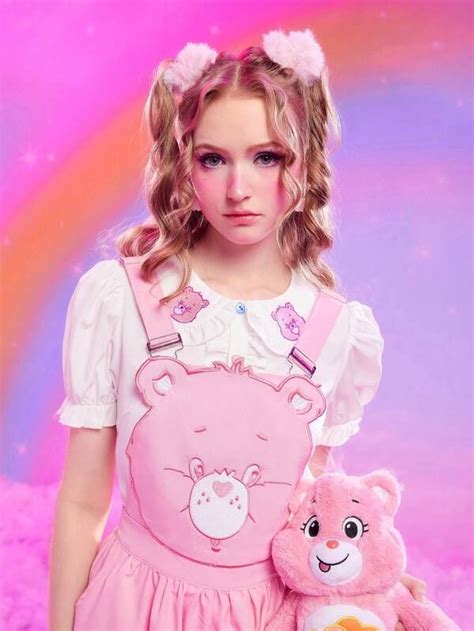 Is That The New ROMWE X Care Bears Cartoon Graphic Overall Romper