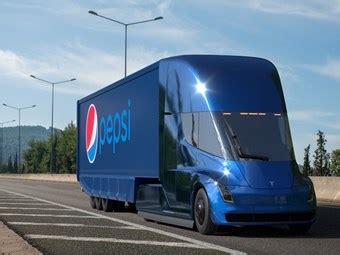 Pepsi Co Receives Delivery Of First Tesla Semi Truck