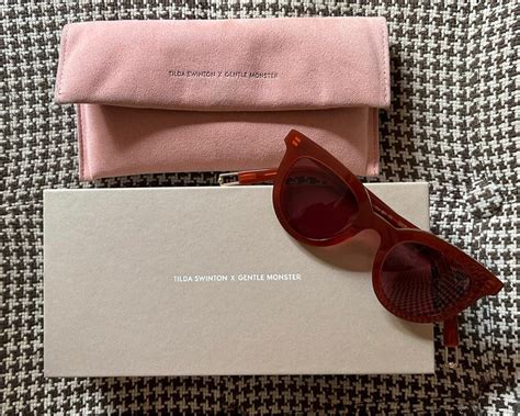Tilda Swinton X Gentle Monster Red Eye Eye Sunglasses On Carousell
