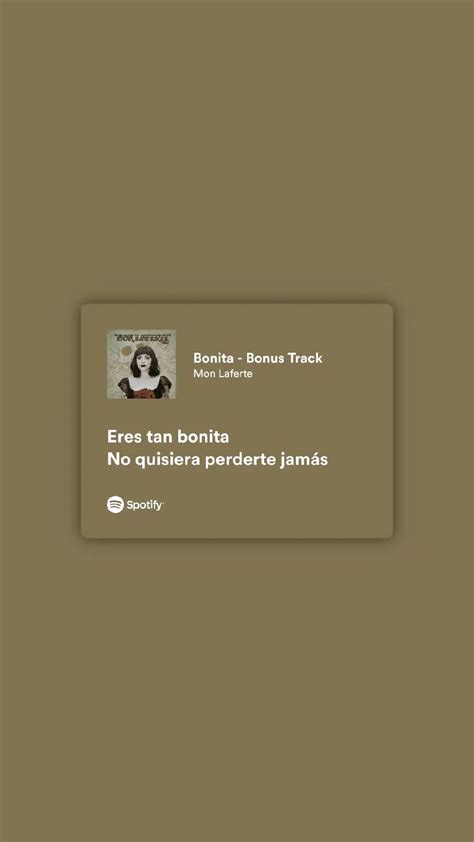 Bonita Mon Laferte Frases De Canciones Bonitas Frases Bonitas