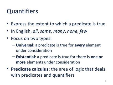 predicates and quantifiers