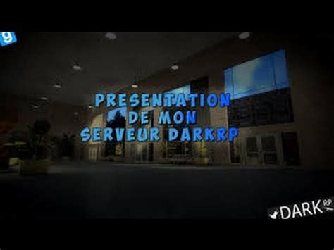 Présentation de mon serveur Gmod Dark RP 1 YouTube
