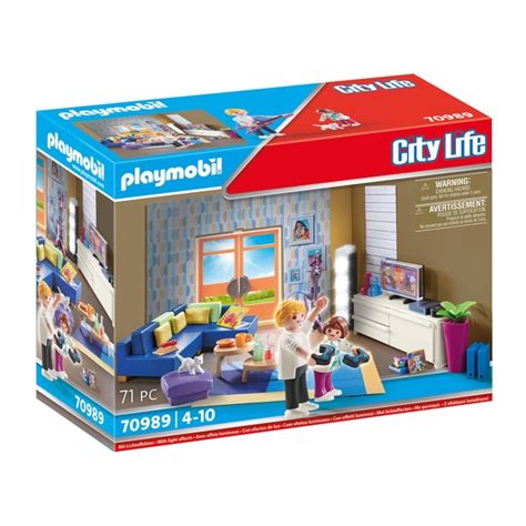 70989 Playmobil City Life Le Salon aménagé Playmobil King Jouet