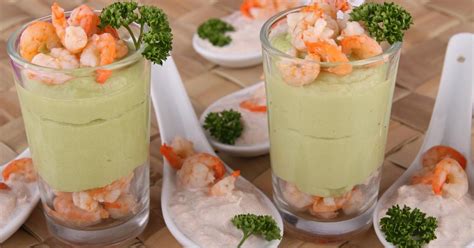 Recette Verrines Aux Avocats Et Crevettes 750g