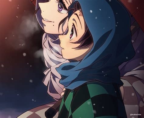Kamado Tanjirou And Kamado Kie Kimetsu No Yaiba Drawn By Dalc Rose