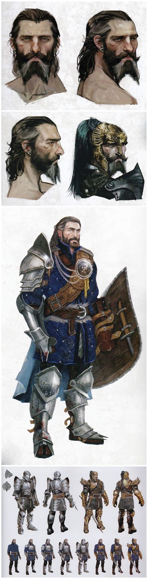 Blackwall Concept Art From The Art Of Dragon Age Inquisition Heroic