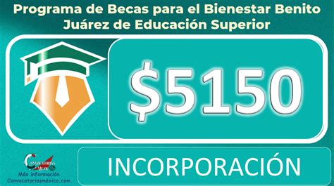 Convocatoria Beca para el Bienestar Benito Juárez de Educación