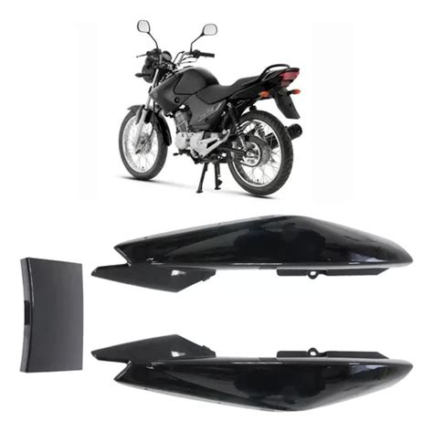 Kit Rabeta Traseira Ybr 125 Factor 2009 2010 2011 2012 Preto Frete grátis