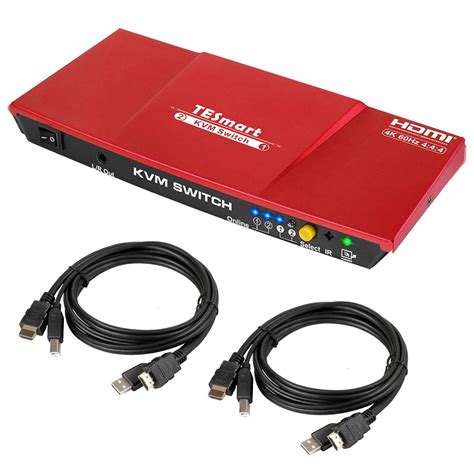 Tesmart Hdmi K Hz Ultra Hd X Hdmi Kvm Switch X Hz
