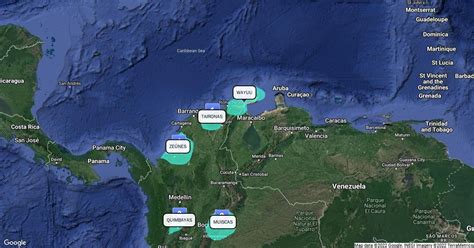 MAPA UBICACION DE CULTURAS PRECOLOMBINAS DE COLOMBIA Scribble Maps