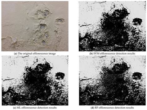 symmetry free full text supervised machine learning based detection of concrete efflorescence