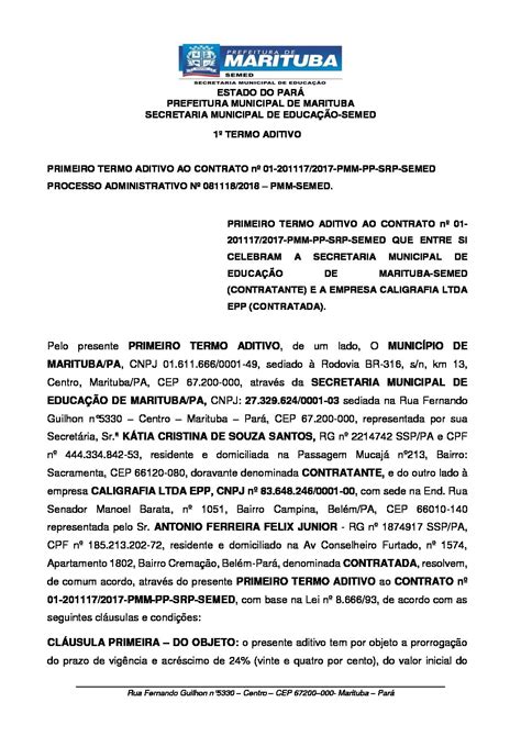 Contrato Aditivo Modelo