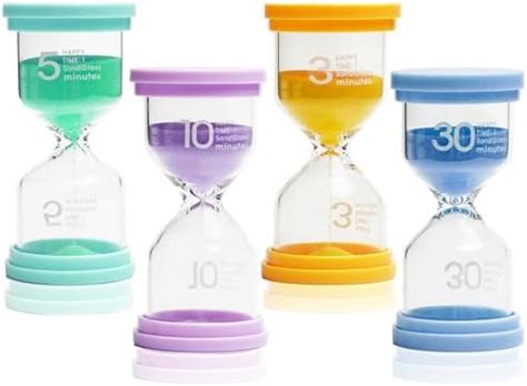 Sanduhr Timer Küchentimer GlasTimer Sanduhren Set für Kinder