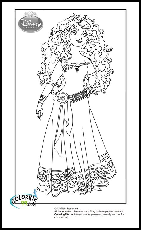 Disney Princess Coloring Pages Team Colors