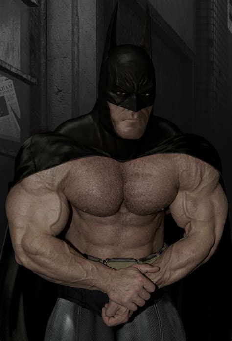 Buff Batman 筋肉 イラスト