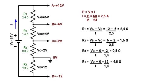 Rumus Dan Rangkaian Pembagi Tegangan Atau Voltage Divider Pembahasan