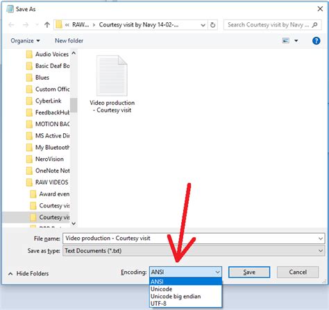 what is the default encoding for saving ms notepad files microsoft community