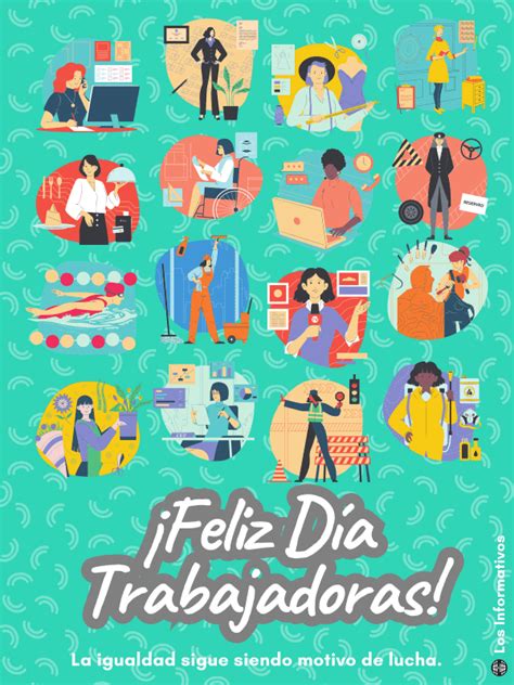 Día del trabajo para mujeres Frases y afiches