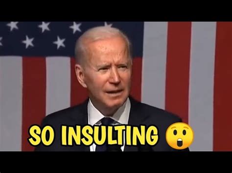 OMGJoe Biden Just INSULTED Large Block Of His Voting Base Funny