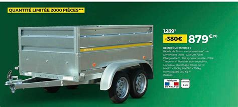 Promo Remorque 232 X4 Chez Feu Vert ICatalogue Fr