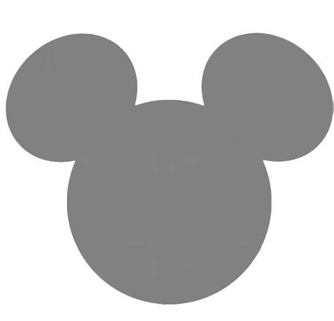 Mickey Head Silhouette Png