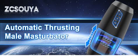 Automatic Thrusting Male Masturbator With 360° Rolling Beads Adult Sex Toys For Men