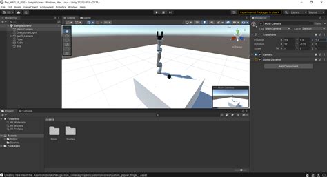 pick and place workflow in unity 3d using ros matlab and simulink mathworks 한국