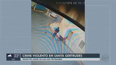 VÍDEO mostra assassinato de homem 46 facadas em Santa Gertrudes