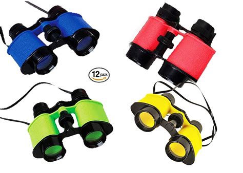 Coloridos binoculares de juguete con cuerdas para niños Etsy