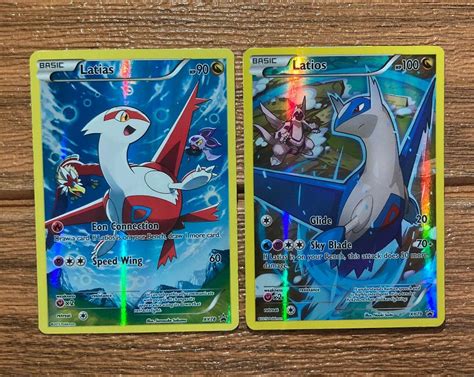 Vintage Ultra Rare Full Art Latias Latios XY Promo Pokemon