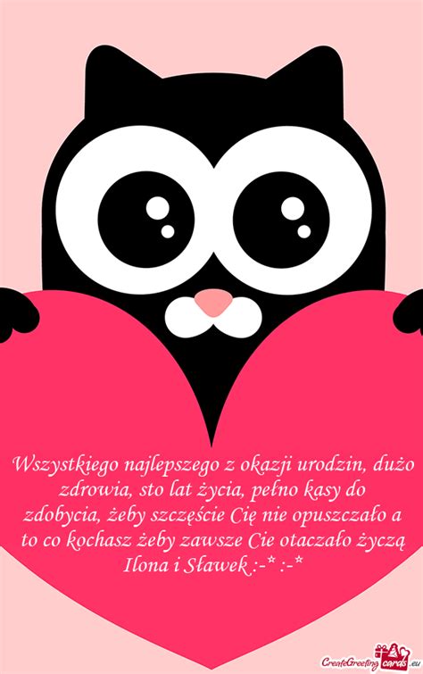 Wszystkiego najlepszego z okazji urodzin dużo zdrowia sto lat życia