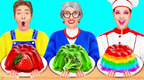 Me Vs Grandma Cooking Challenge Tasty Kitchen Hacks By HAHANOM