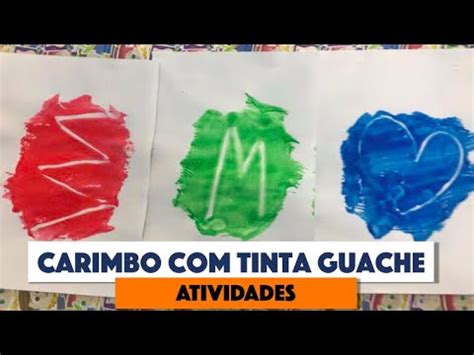 Atividade Pedag Gica Carimbo Tinta Guache T Cnicas De Pintura