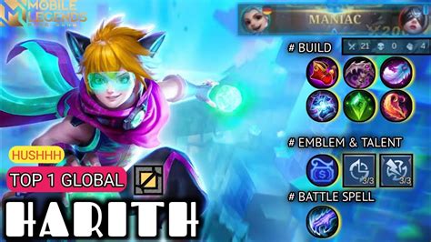 Perfect Maniac 21 Kill Deadly Jungler Harith Best Build Gameplay