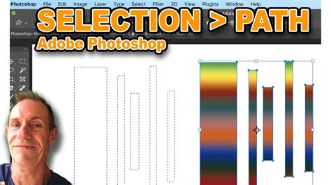 Photoshop Convert Selection Into Path Tutorial YouTube