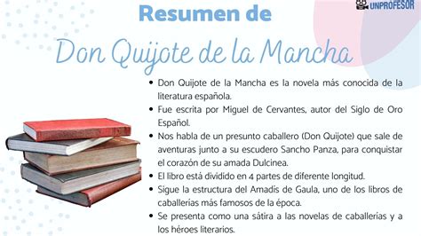 Super RESUMEN de Don Quijote de la Mancha por CAPÍTULOS