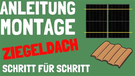 Balkonkraftwerk Montage Auf Ziegeldach Schritt F R Schritt Anleitung