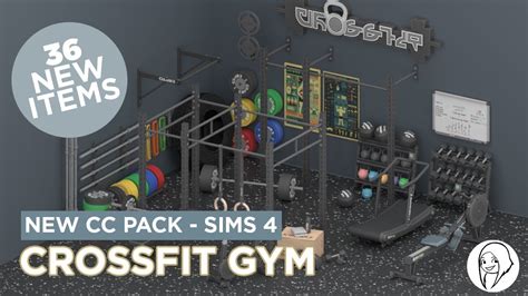 The Sims 4 Crossfit Reborn Custom Content Set By Syboulette
