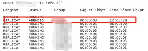 ERROR OGG 00519 Fatal Error Executing DDL Replication Error Error