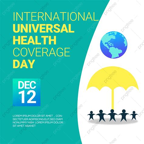 Green International National Health Coverage Day Holiday Promotional