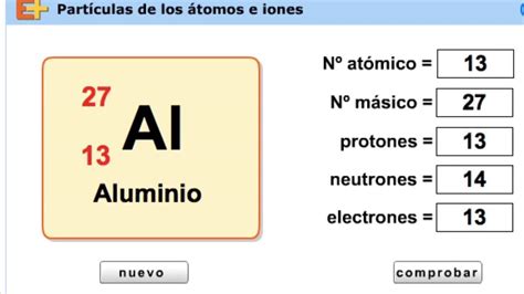 el número neutrones de el aluminio Brainly lat